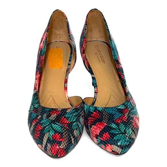 Naturalizer | Shoes | Naturalizer N5 Dorsay Floral Snakeskin Pumps Suze ...